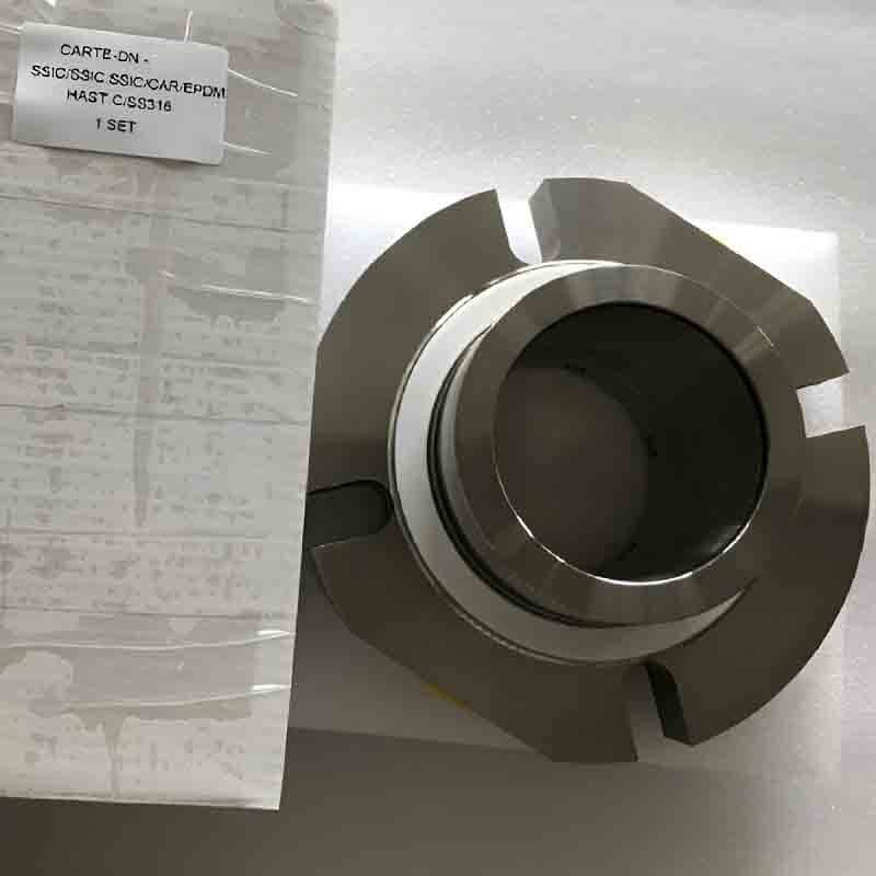 Cartridge double seal R-CARTEX(DN) 53, SIC/SIC/SIC/CAR, VITON, 304 type ...